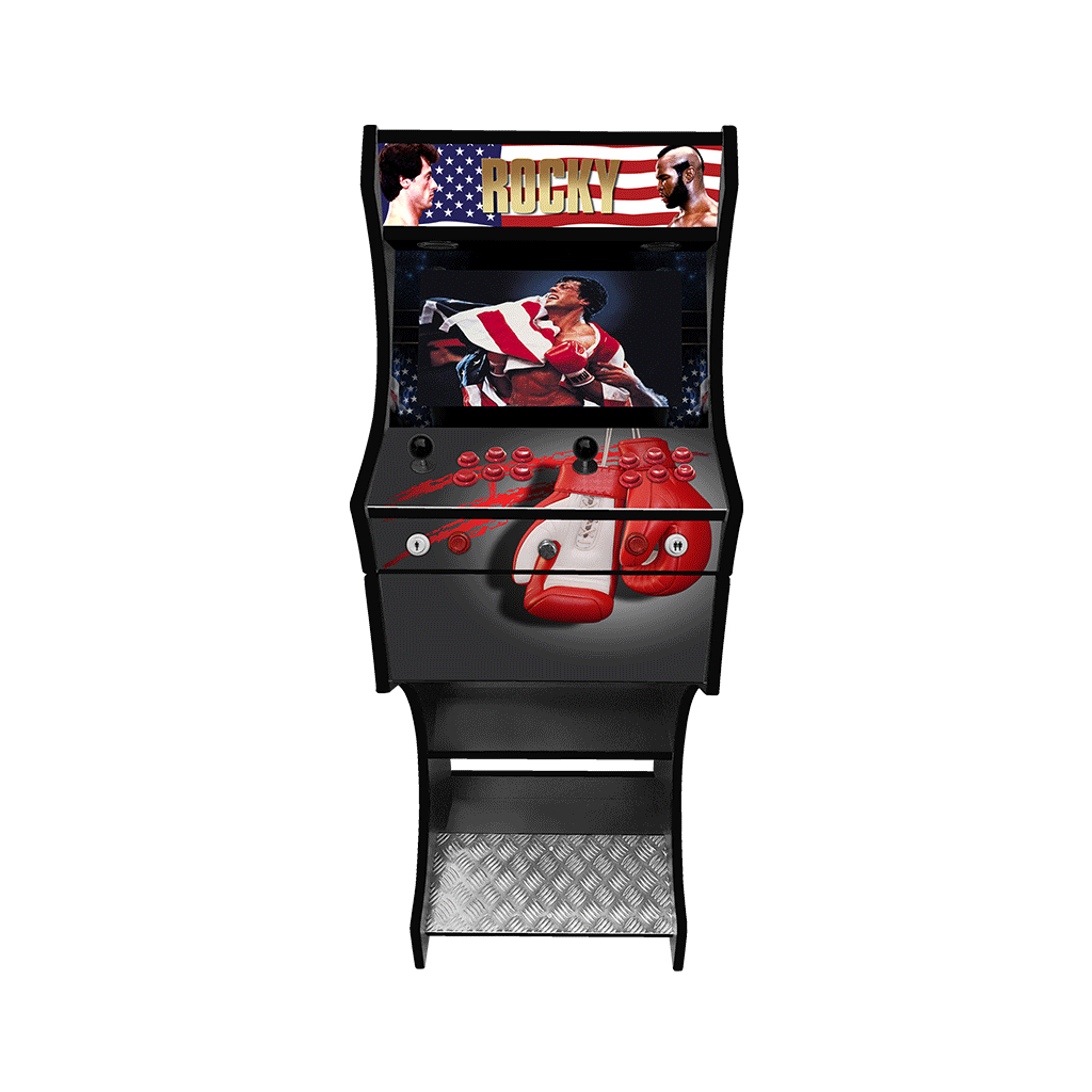 2 Player Arcade Machine - Rocky Themed - Arcade Geeks